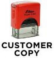 Printtoo Customer Copy Self Inking Rubber Stamp Pre,Inked Office Stamp ...