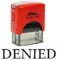 Printtoo Denied Self Inking Rubber Stamp Pre,Inked Office Stamp, Home ...