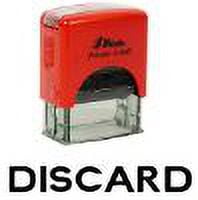 Printtoo Discard Self Inking Rubber Stamp Pre,Inked Office Stamp, Home ...