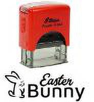 Printtoo Easter Bunny Self Inking Rubber Stamp Pre,Inked Office Stamp ...