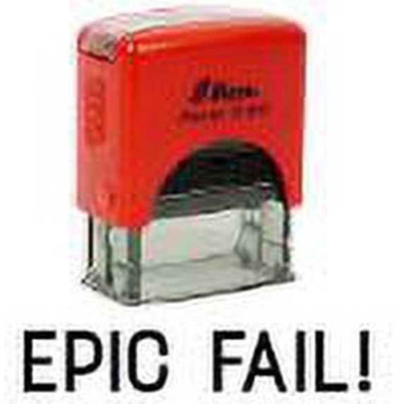 Printtoo Epic Fail Self Inking Rubber Stamp Pre,Inked Office Stamp ...