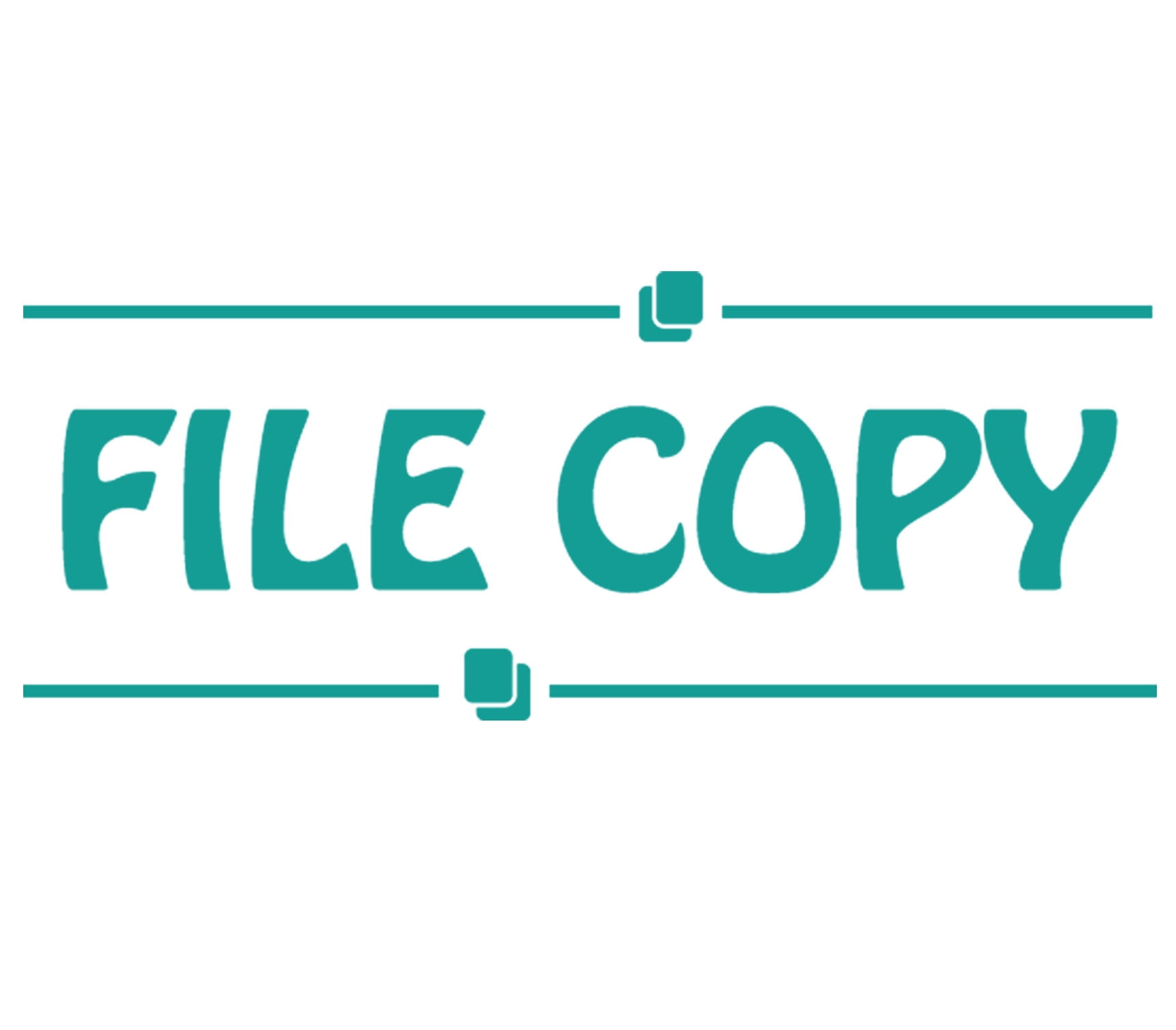 Printtoo File Copy Self Inking Rubber Stamp Pre-Inked Office Stamp ...