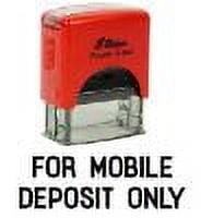Printtoo For Mobile Deposit Only Self Inking Rubber Stamp Pre,Inked ...