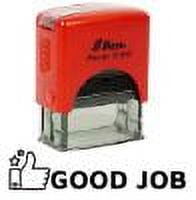Printtoo Good Job Self Inking Rubber Stamp Pre,Inked Office Stamp, Home ...