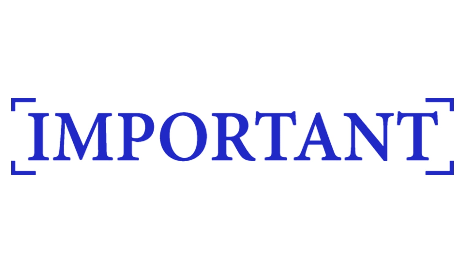 Printtoo Important Self Inking Rubber Stamp Pre-Inked Office Stamp ...