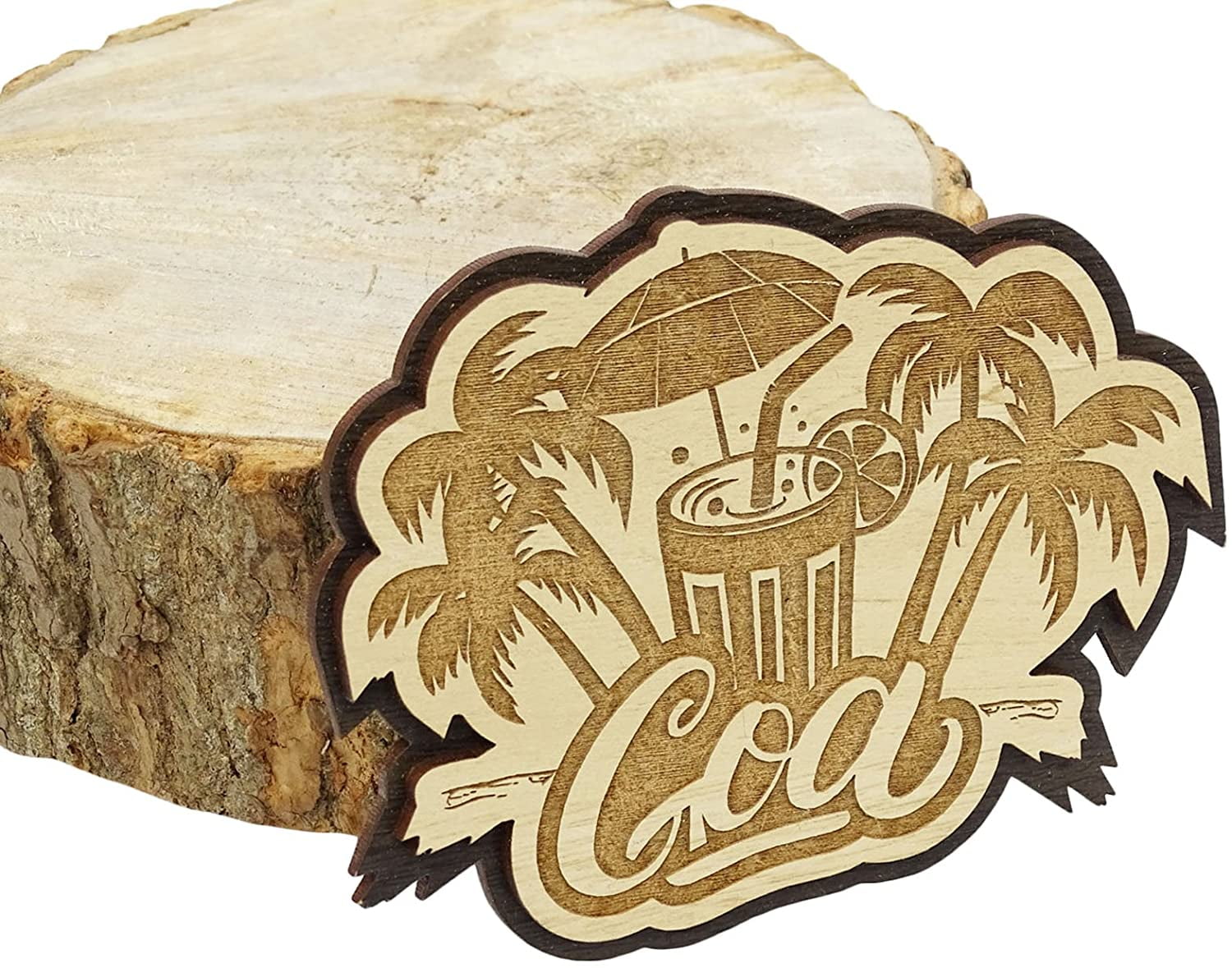 Printtoo India Goa State Engraved Wooden Fridge Magnet Souvenir Gift ...