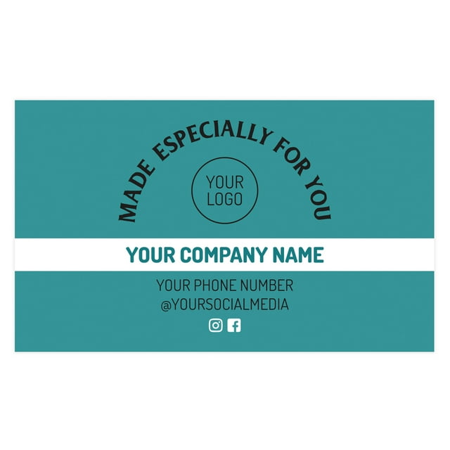 Printtoo Label for Small Business-100 RectangleCustom VinylPersonalized ...