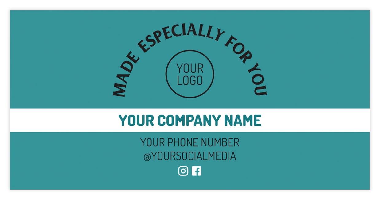 Printtoo Label for Small Business-100 RectangleCustom VinylPersonalized ...