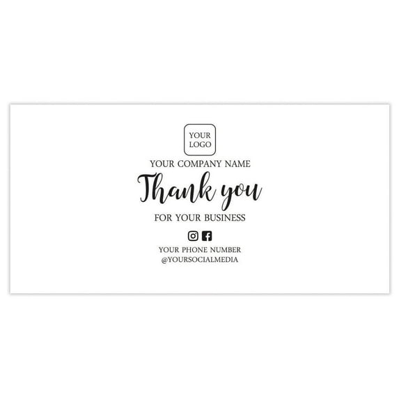 Printtoo Label for Small Business-100 RectangleCustom VinylPersonalized ...