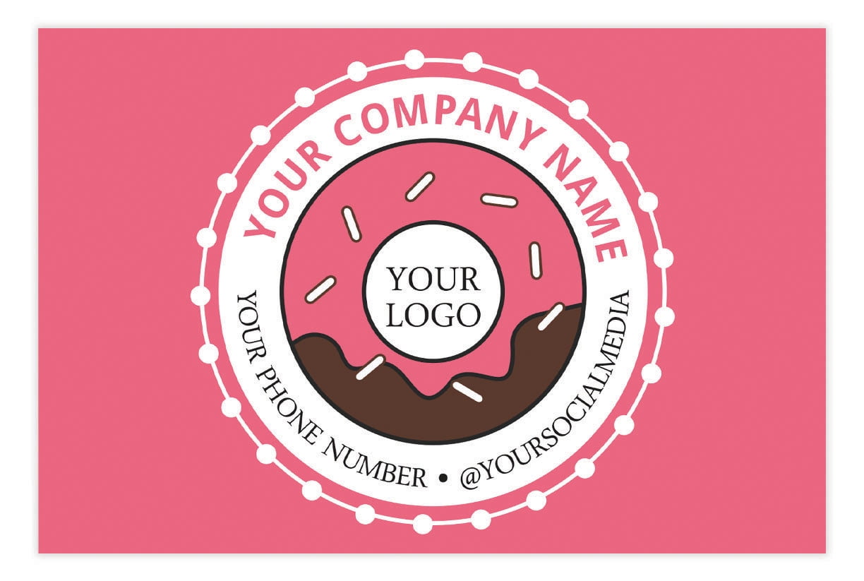 Printtoo Label for Small Business-100 RectangleCustom VinylPersonalized ...