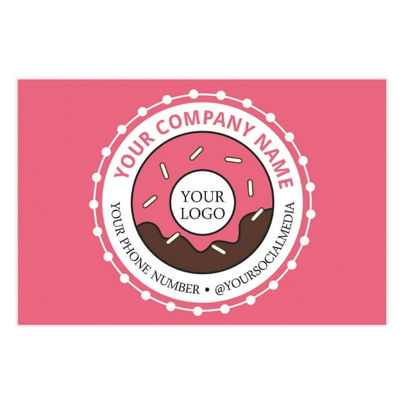 Printtoo Label for Small Business-100 RectangleCustom VinylPersonalized ...