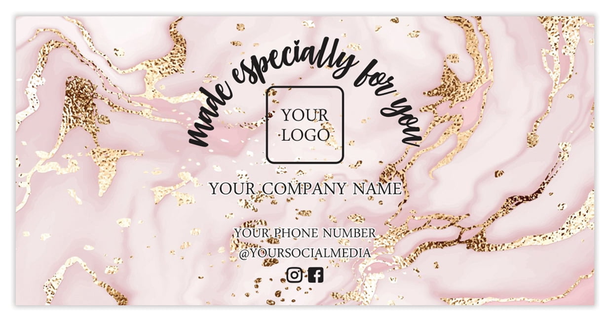 Printtoo Label for Small Business-100 RectangleCustom VinylPersonalized ...