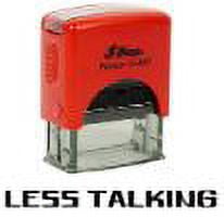 Printtoo Less Talking Self Inking Rubber Stamp Pre,Inked Office Stamp ...