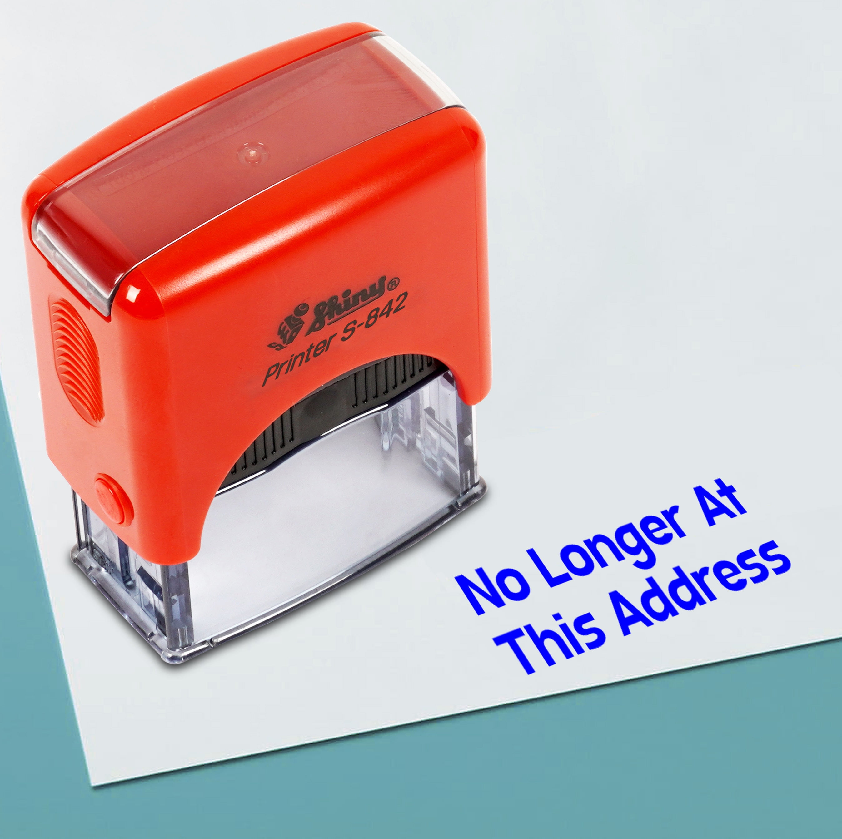 Printtoo No Longer At This Address Self Inking Rubber Stamp Pre,Inked ...