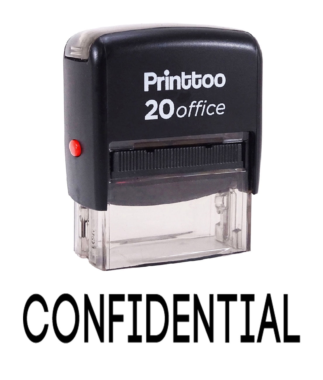 Printtoo Office Stationary Custom Stamp CONFIDENTIAL Self Inking Rubber ...