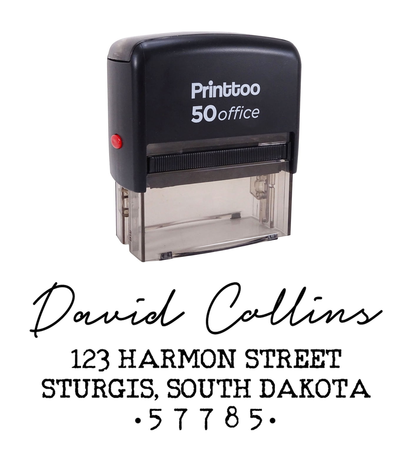 Printtoo Office Stationary Stamp PRINTED MATTER Self Inking Rubber ...