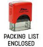 Printtoo Packing List Enclosed Self Inking Rubber Stamp Pre,Inked ...