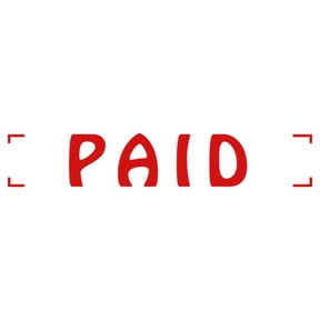 Paid Full Stamp