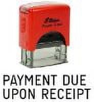 Printtoo Payment Due Upon Receipt Self Inking Rubber Stamp Pre,Inked ...