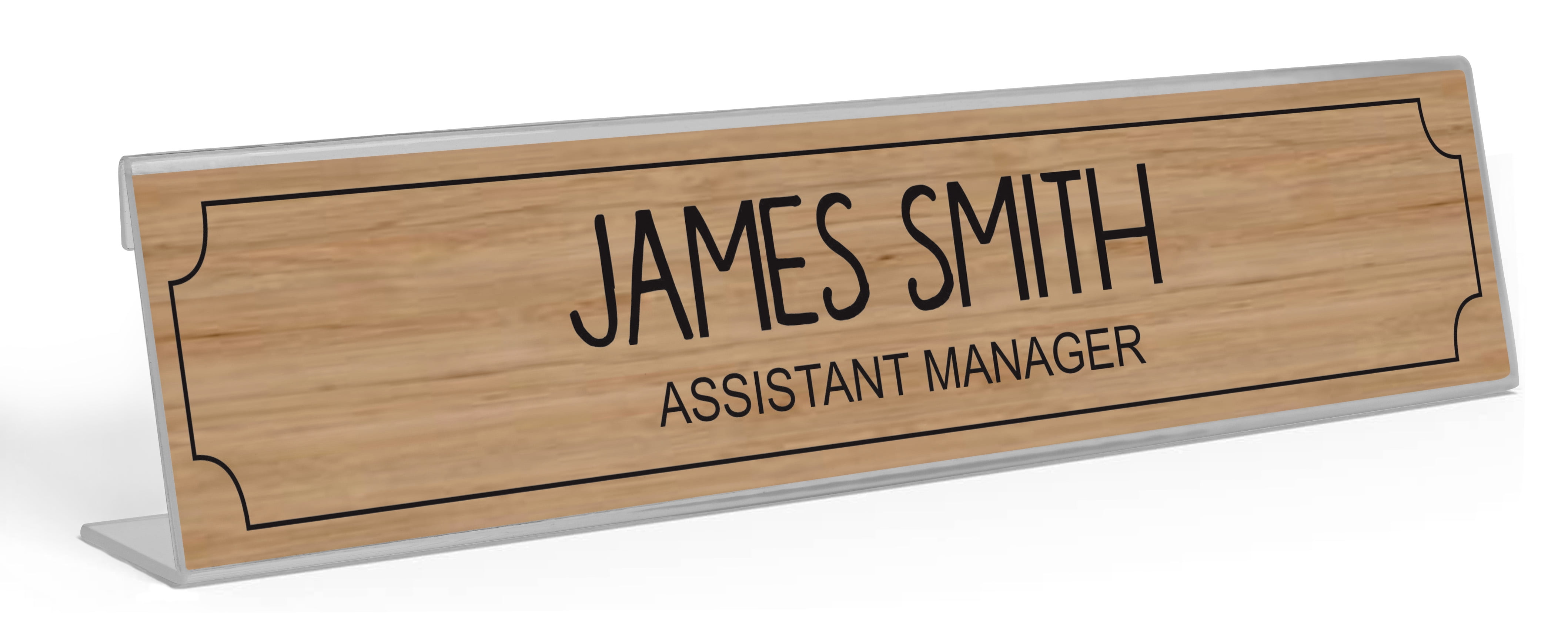 Printtoo Personalized Desk Name Plate Pretty Decorative Wood Custom ...