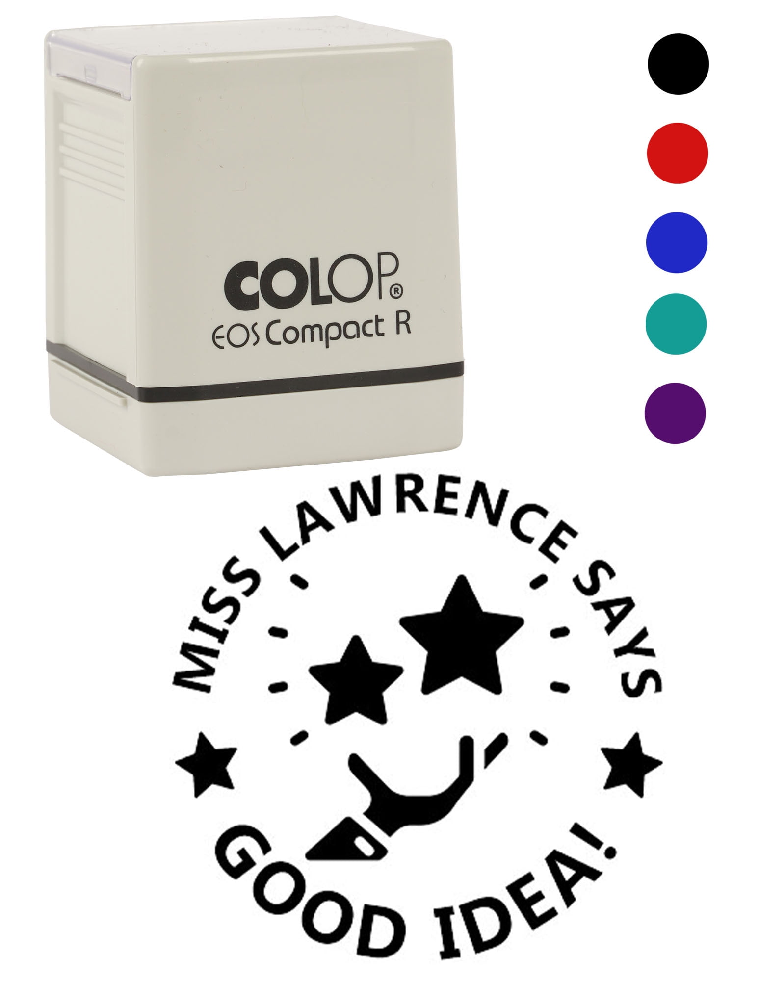 Printtoo Personalized Teachers Stamp Good Idea! Teachers Name Self ...