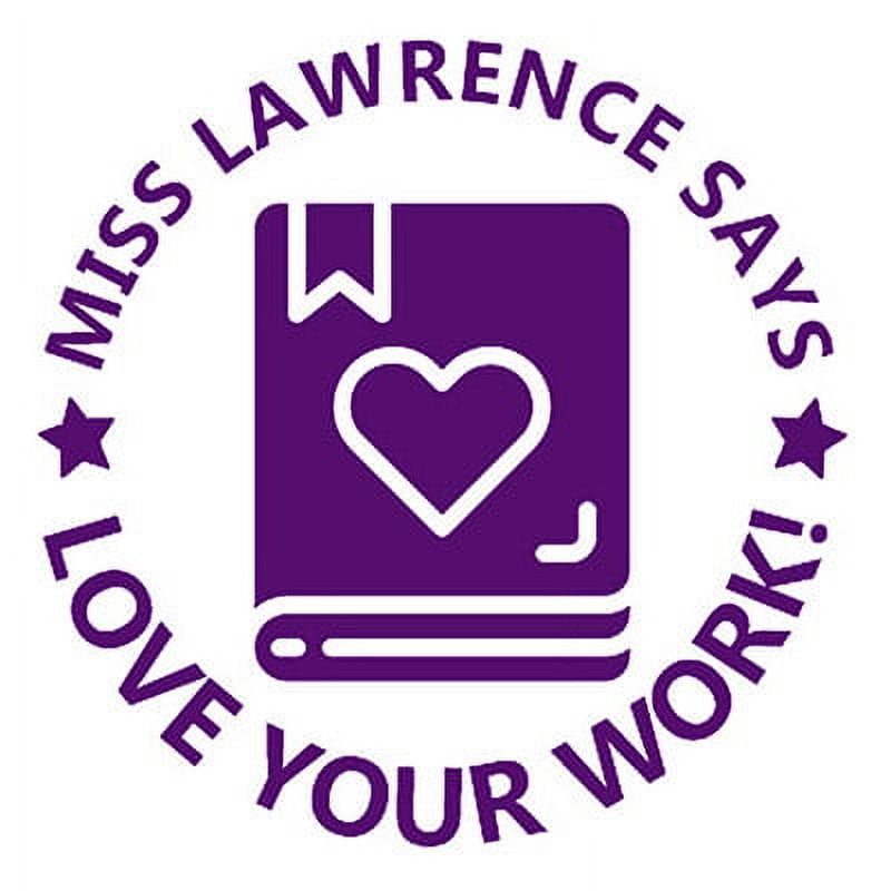 Printtoo Personalized Teachers Stamp Love Your Work! Teachers Name Self ...