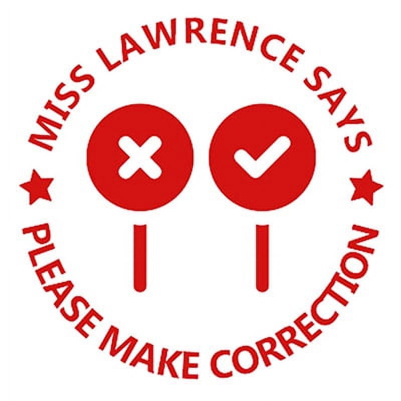 Printtoo Personalized Teachers Stamp Please Make Correction Teachers ...