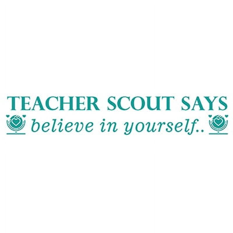 Printtoo Personalized Teachers Stamp Says Believe In Yourself Teachers ...