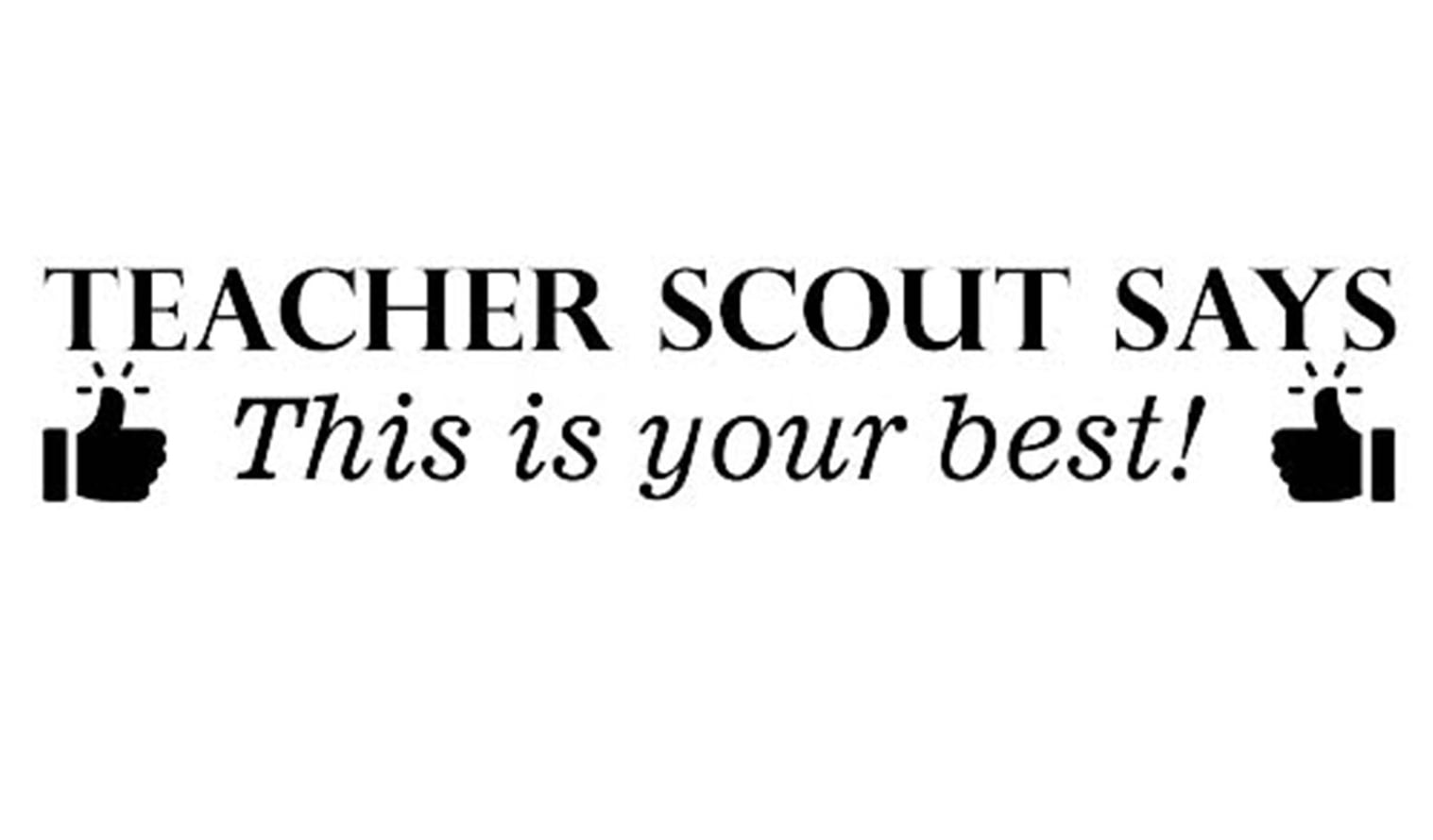 Printtoo Personalized Teachers Stamp Says This Is Your Best! Teachers ...