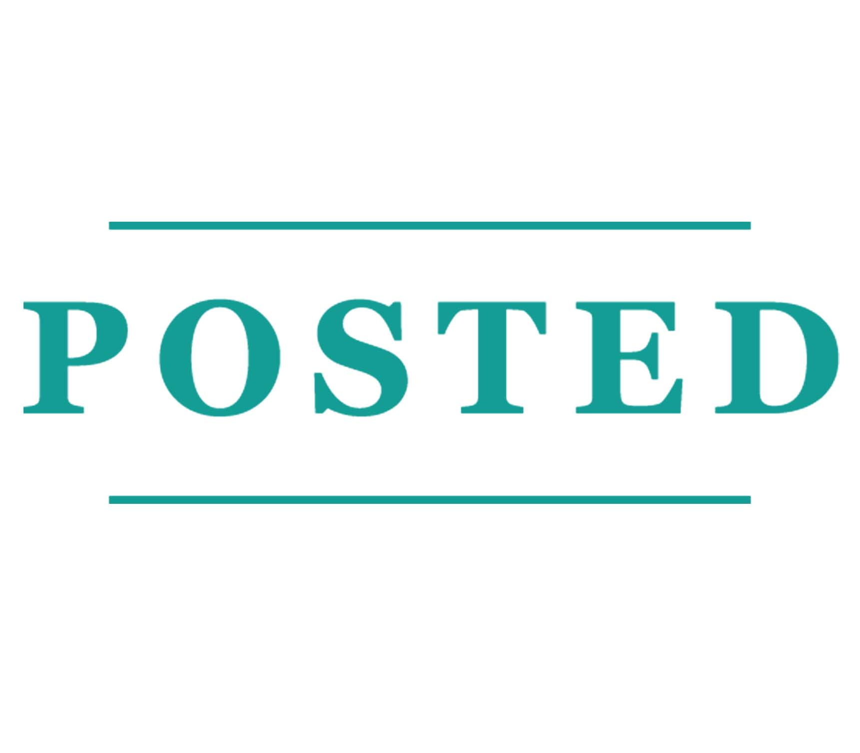 Printtoo Posted Self Inking Rubber Stamp Pre-Inked Office Stamp- Home ...