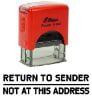 Printtoo Return To Sender Not At This Address Self Inking Rubber Stamp ...