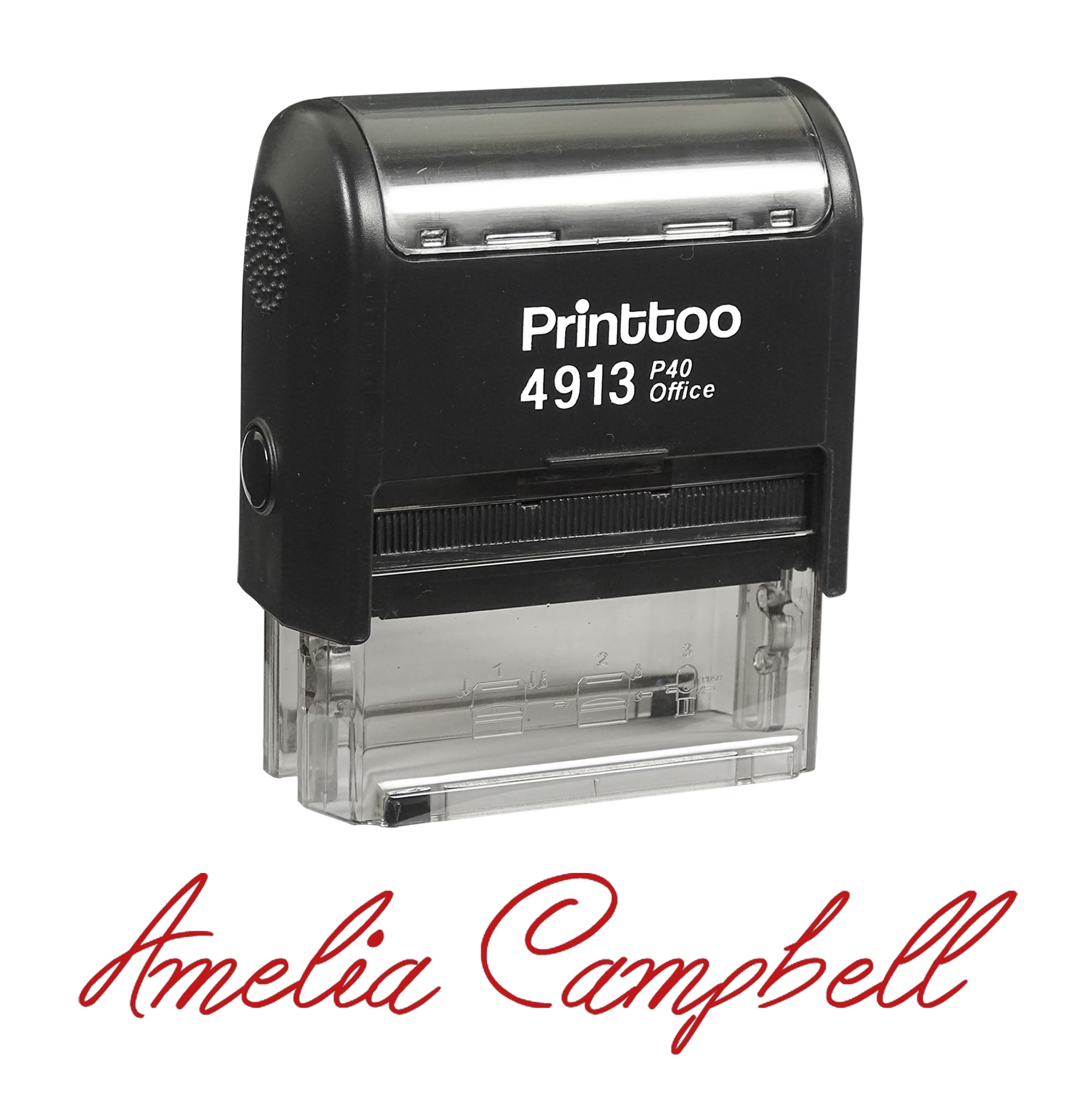 Printtoo Round Office Stationery With Revised Text Date Stamp Self ...