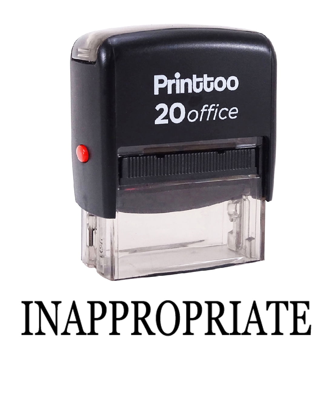 Printtoo Rubber Stamp Office Stationary INAPPROPRIATE Self Inking ...