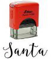 Printtoo Santa'S Self Inking Rubber Stamp Pre,Inked Office Stamp, Home ...