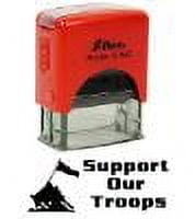 Printtoo Support Our Troops Self Inking Rubber Stamp Pre,Inked Office ...