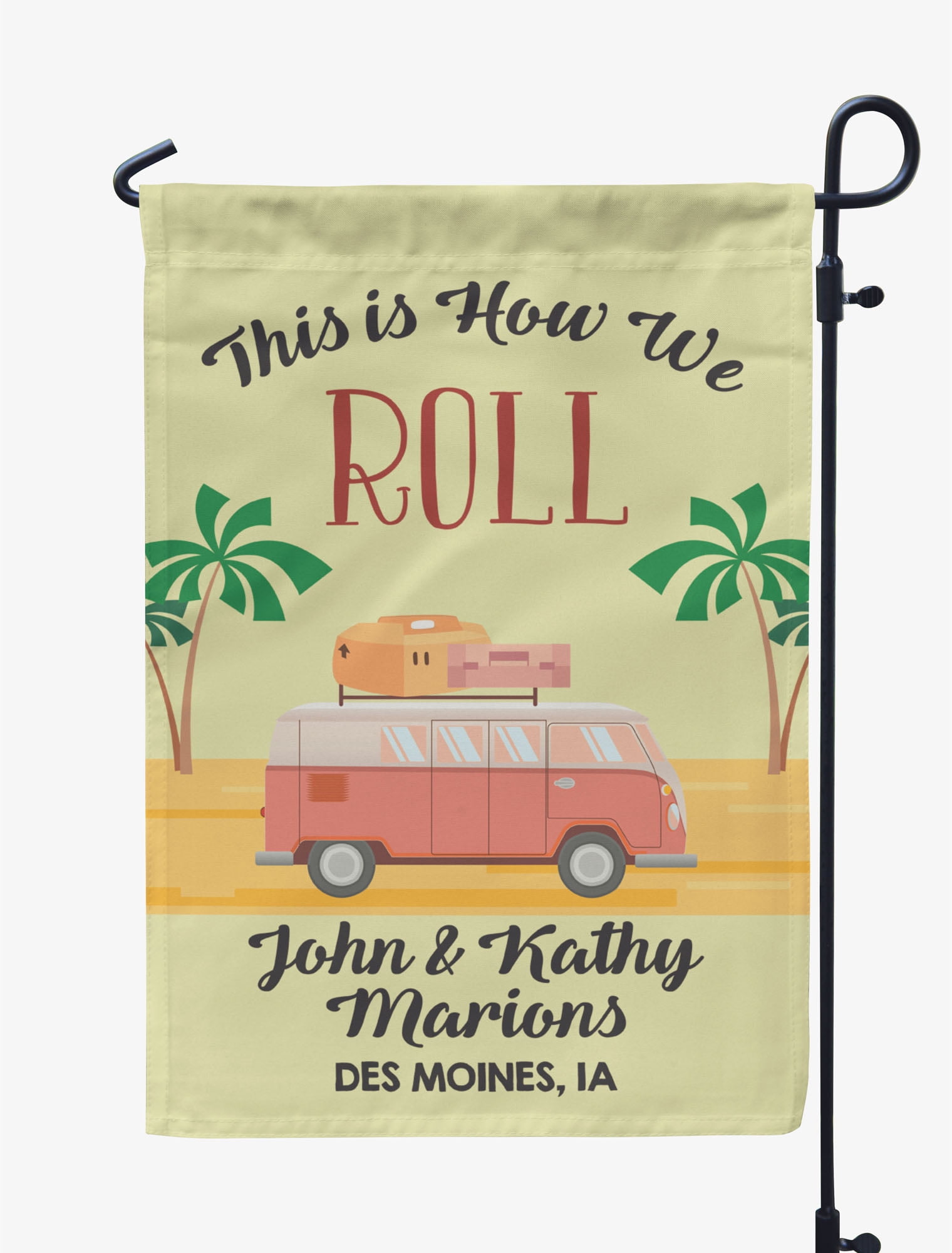 Printtoo Tan This Is How We Roll Caravans Camping Flags For Campers ...