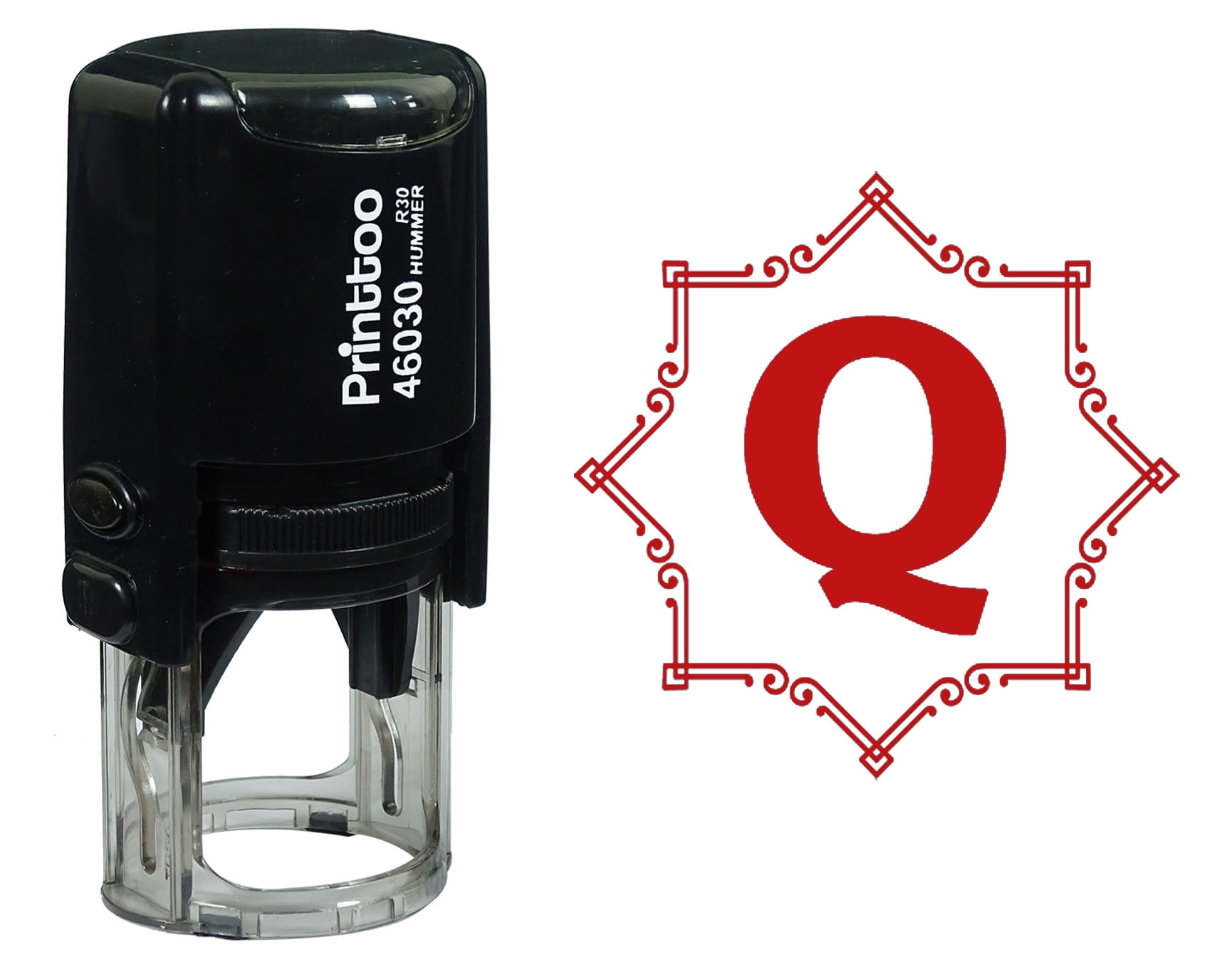 Printtoo VIA AIR MAIL Self Inking Rubber Stamp Office Stationary Stamp ...