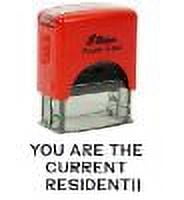 Printtoo You Are The Current Resident Self Inking Rubber Stamp Pre ...