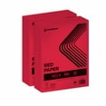 Printworks Bright Color Paper, Red, 8.5 x 11, 24 lb, 1000 Sheets ...