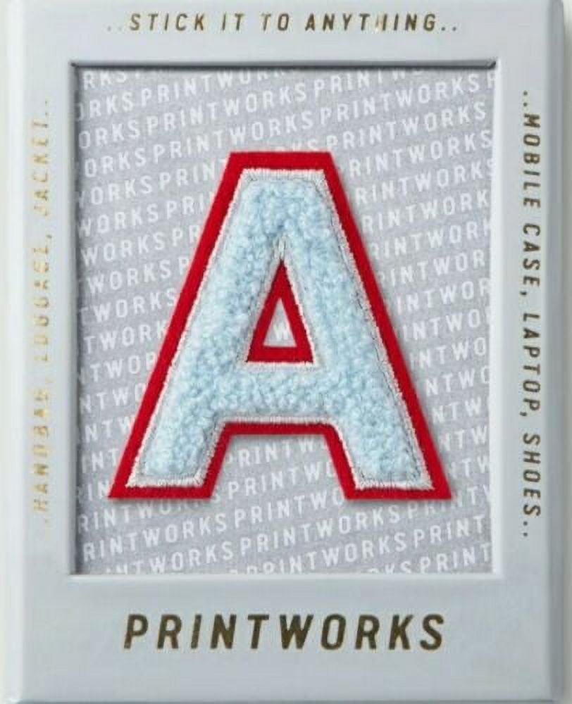 Printworks Unisex A Fluffy Letter Patch Stickers - Walmart.com