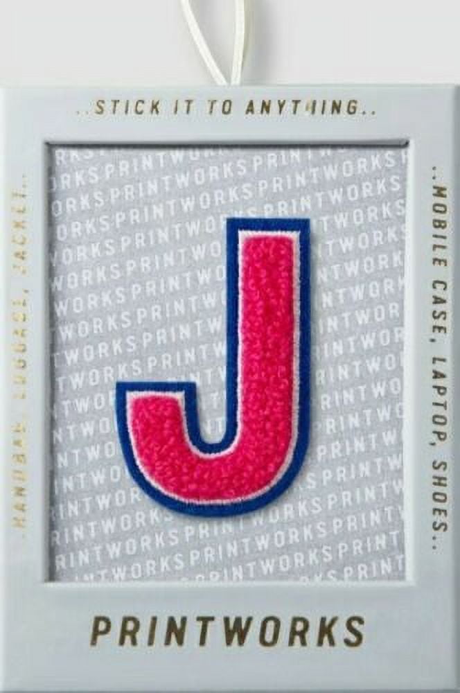 Printworks Unisex A Fluffy Letter Patch Stickers - Walmart.com