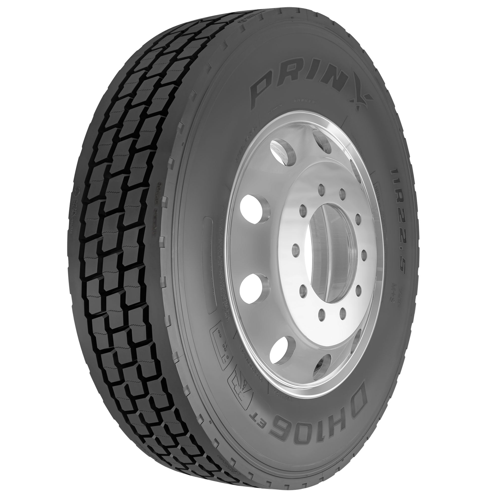 Prinx DH106 285/75R24.5 144/141L G Commercial Tire - Walmart.com