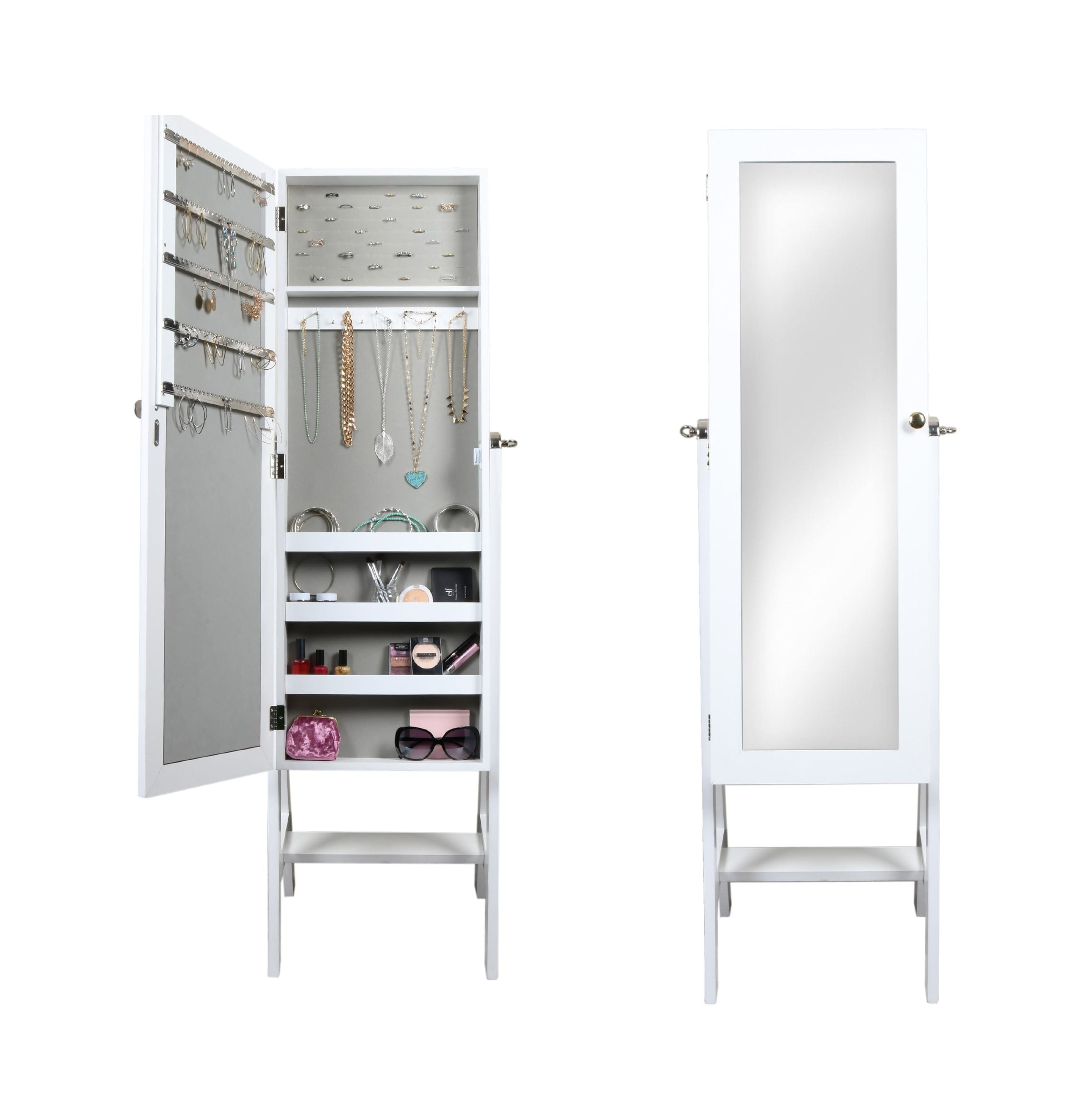 Table jewellery storage mirror store
