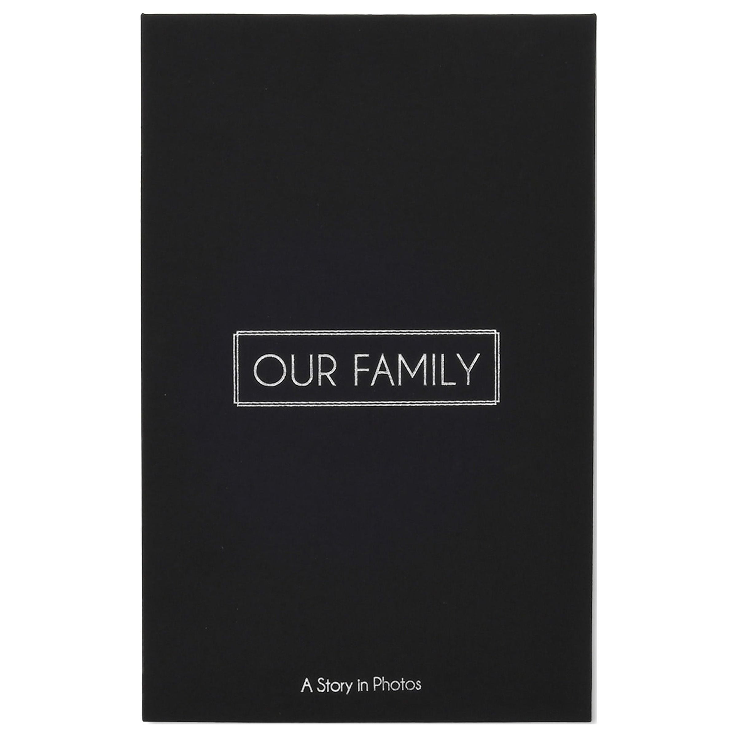 Prinz Our Family Coffee Table Photo Album, Holds 180 4x6 Photos, Black ...