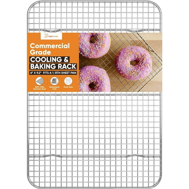PriorityChef 18/8 Stainless Steel Cooling Rack,Heavy Duty Baking Rack ...