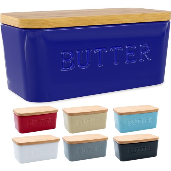 PriorityChef Large Butter Dish with Lid for Countertop or Fridge ...