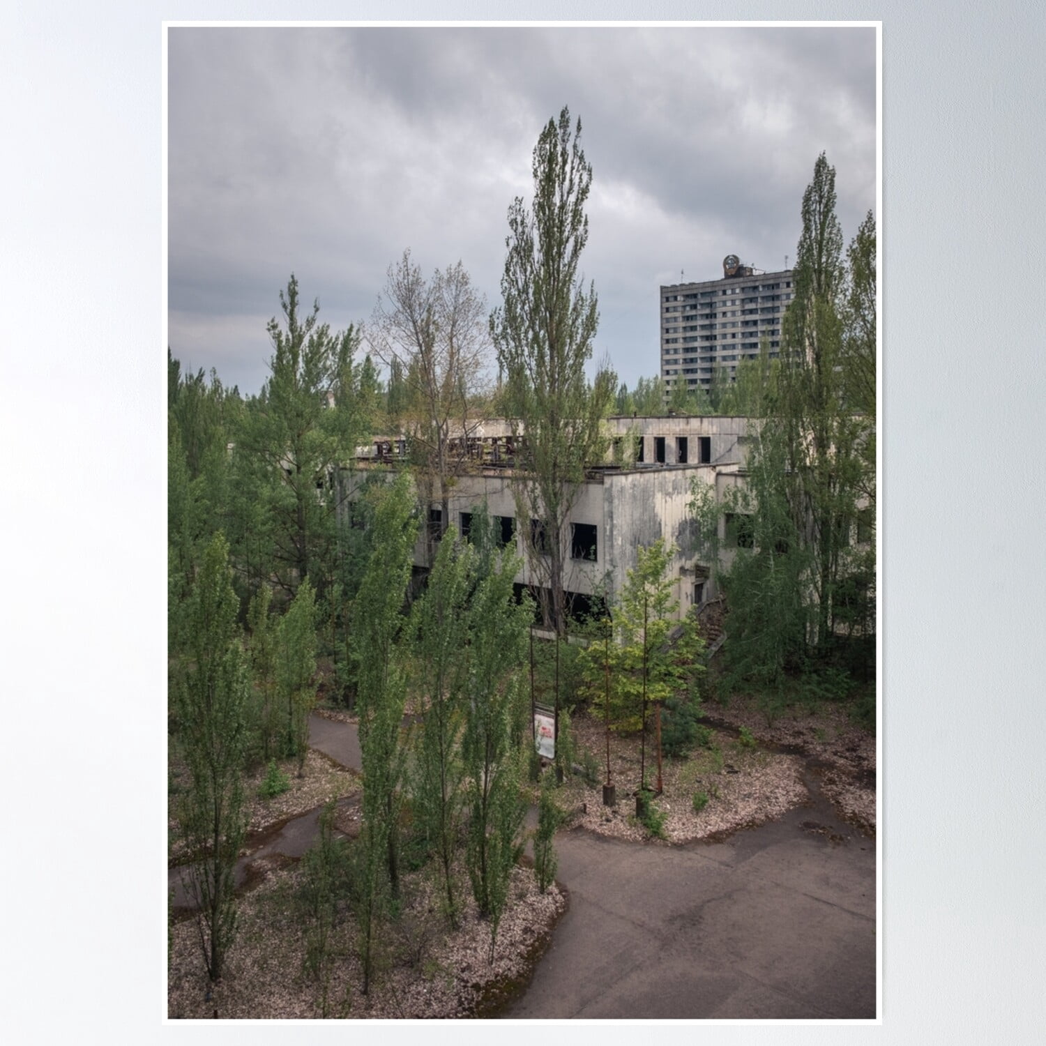 Pripyat Ghost Town Poster Wall Art, Modern Wall Decor, 12x18 UNFRAMED ...