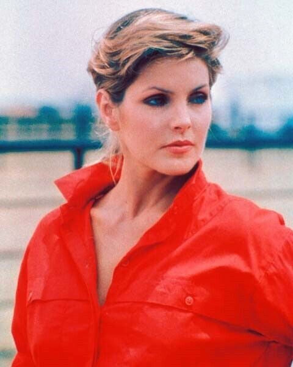 Priscilla Presley in red shirt as Jenna Wade from Dallas 16x20 poster ...