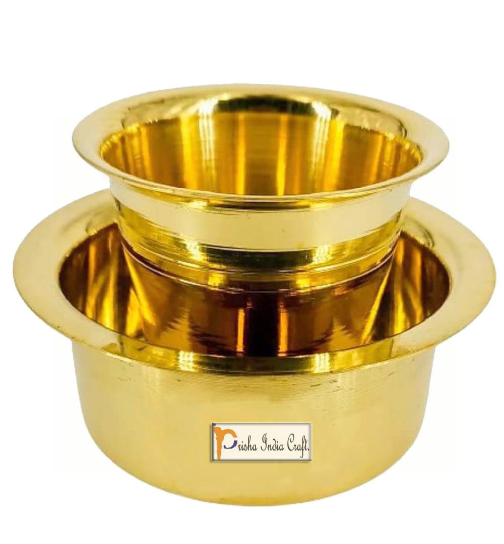 Prisha India Craft Brass Dawara Tumbler| Dabara|Tumbler for Serving ...