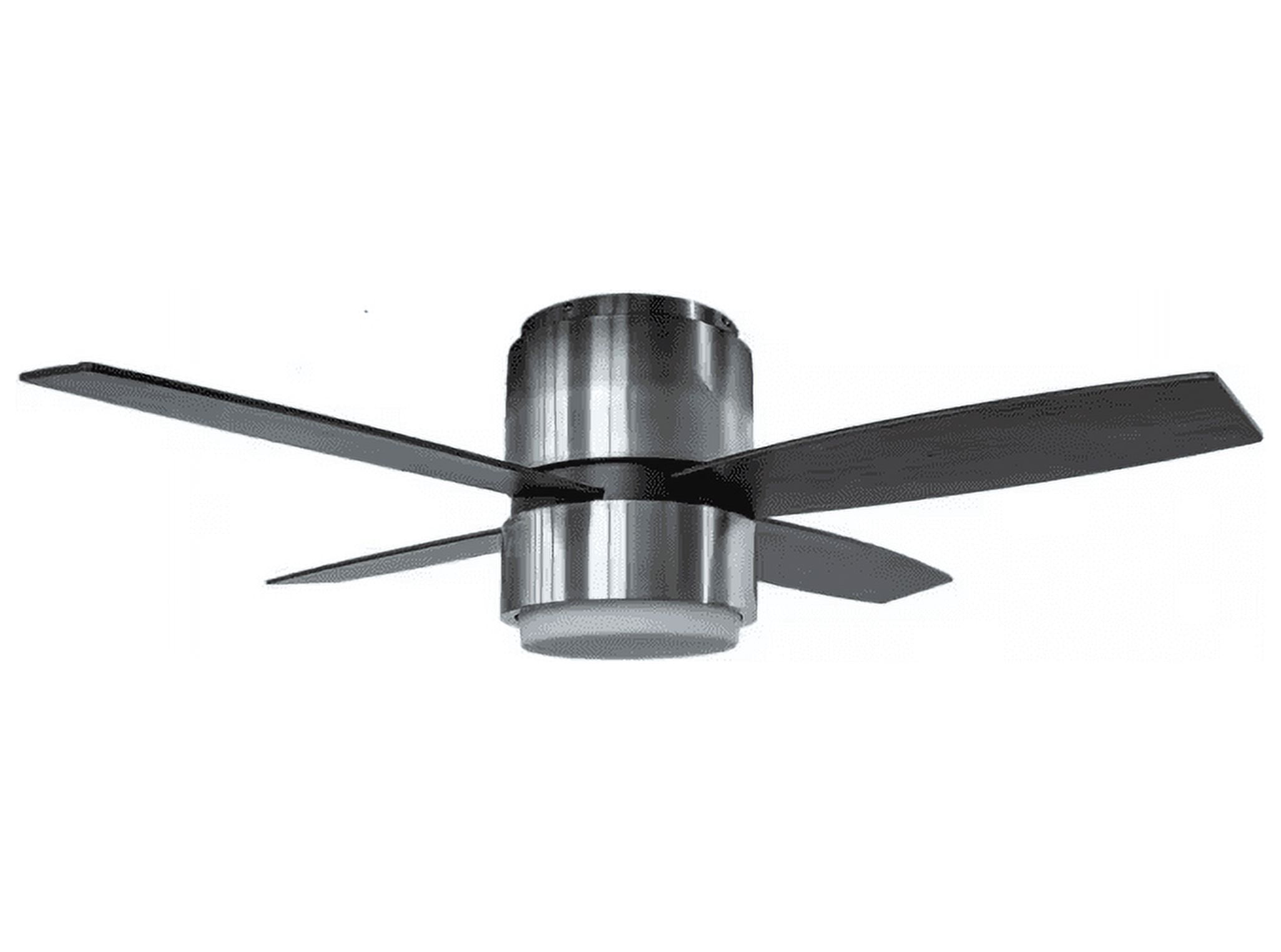 Prism 42 in. Brushed Nickel LED Ceiling Fan with Light Kit and Remote ...